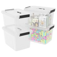 Fisher-Price Little People Storage Organizer Case, Carry-Ready Clear ...