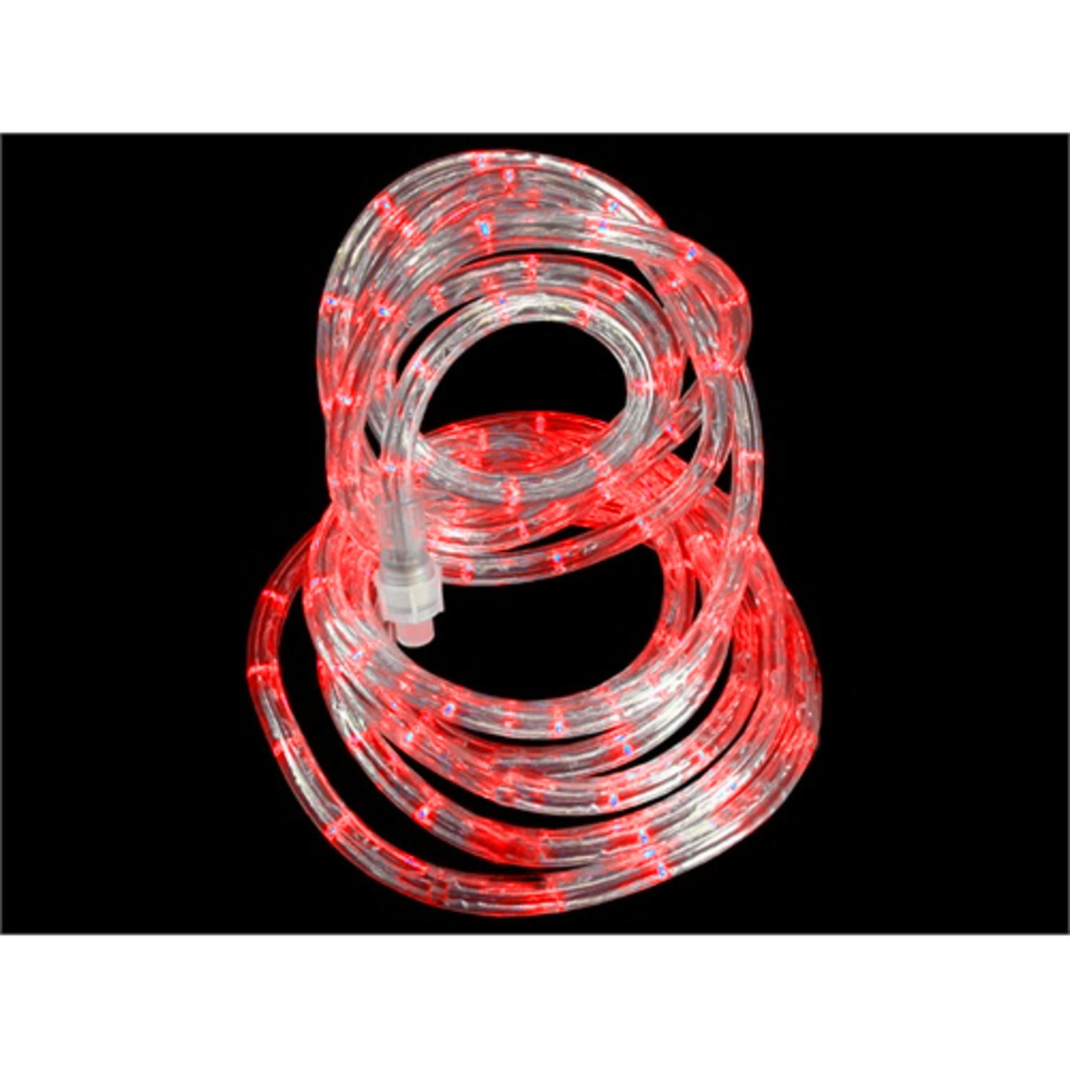 18' Red LED Indoor/Outdoor Christmas Rope Lights - Walmart.com
