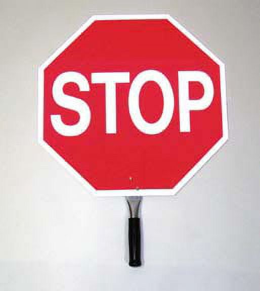 18" Reflective Aluminum Paddle Stop Sign - Walmart.com