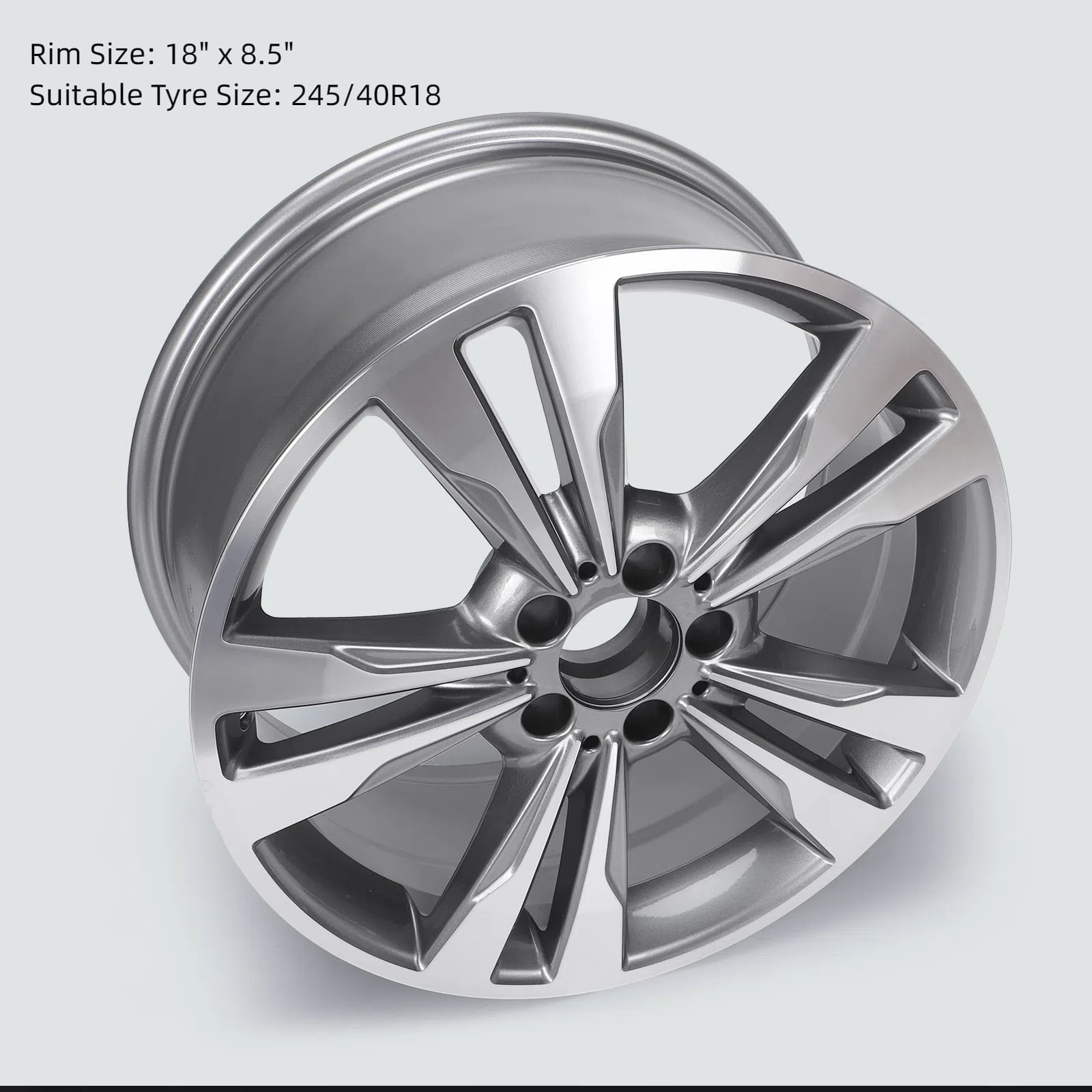 18" Replacement Rear Wheel Rim for Mercedes-Benz C300 C300d C350e OEM ...