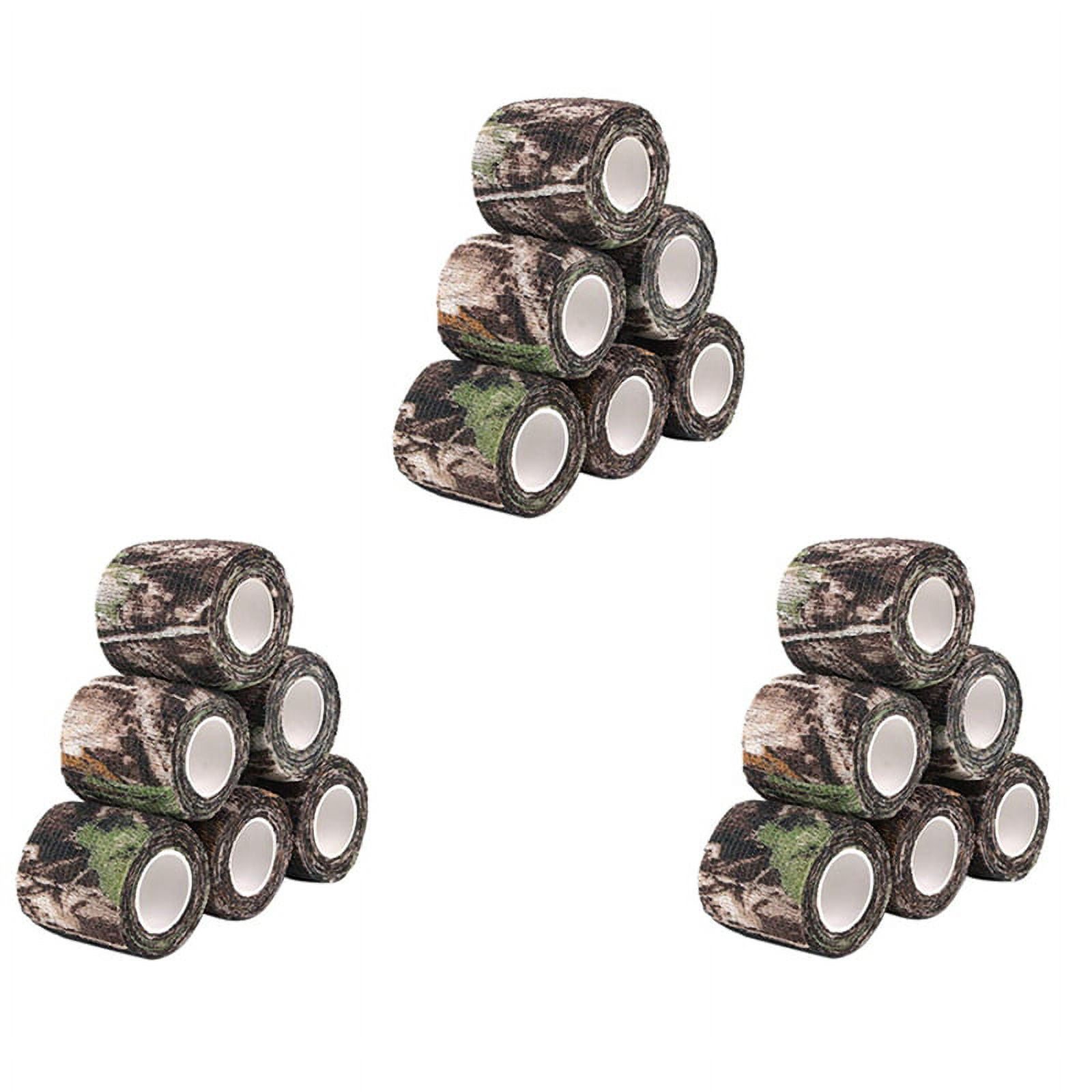 18 Roll Camouflage Tape Cling Scope Wrap Camo Stretch Bandage Self ...