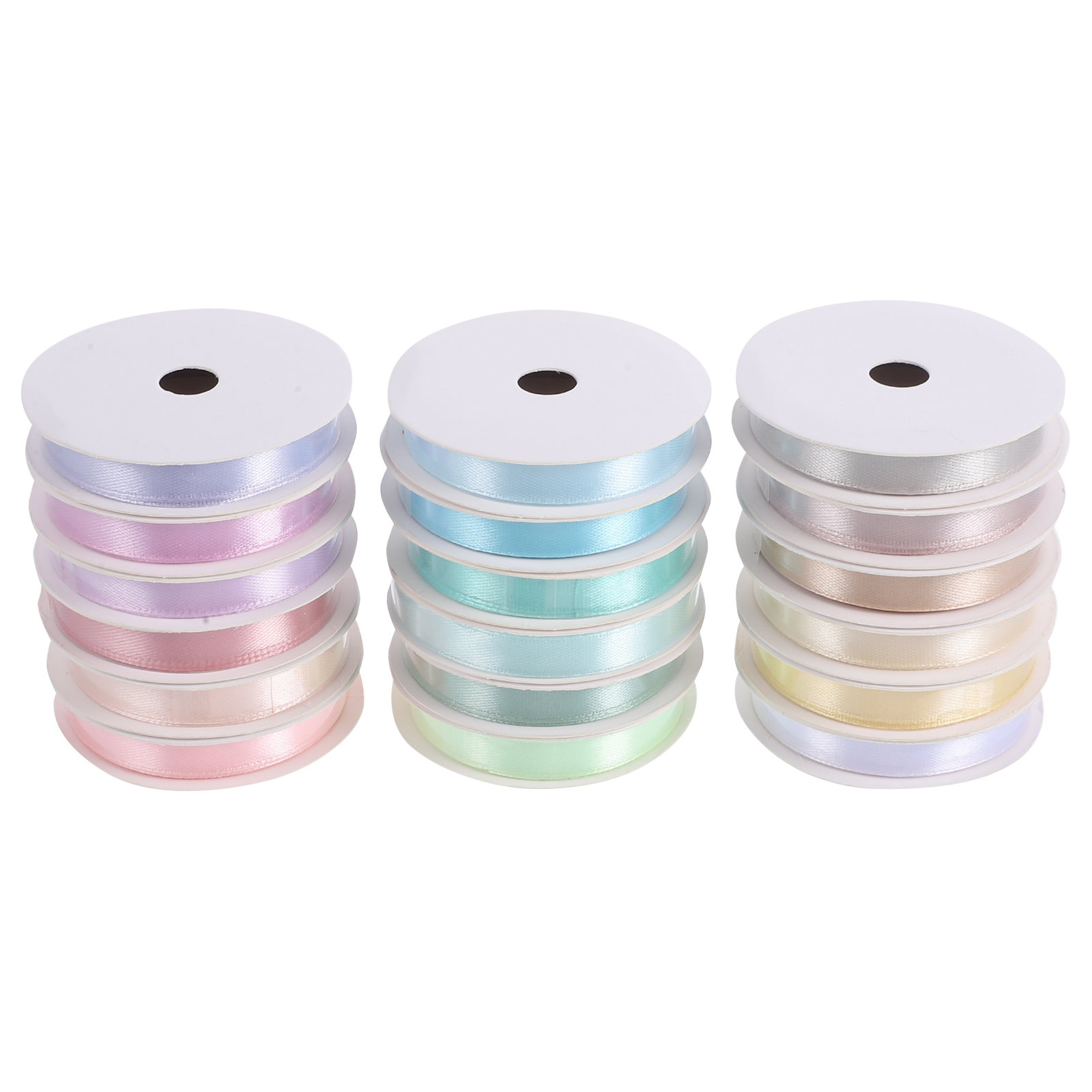 OHOIOLLA Ribbon Assorted Color Bows Making 18 Rolls - Walmart.com