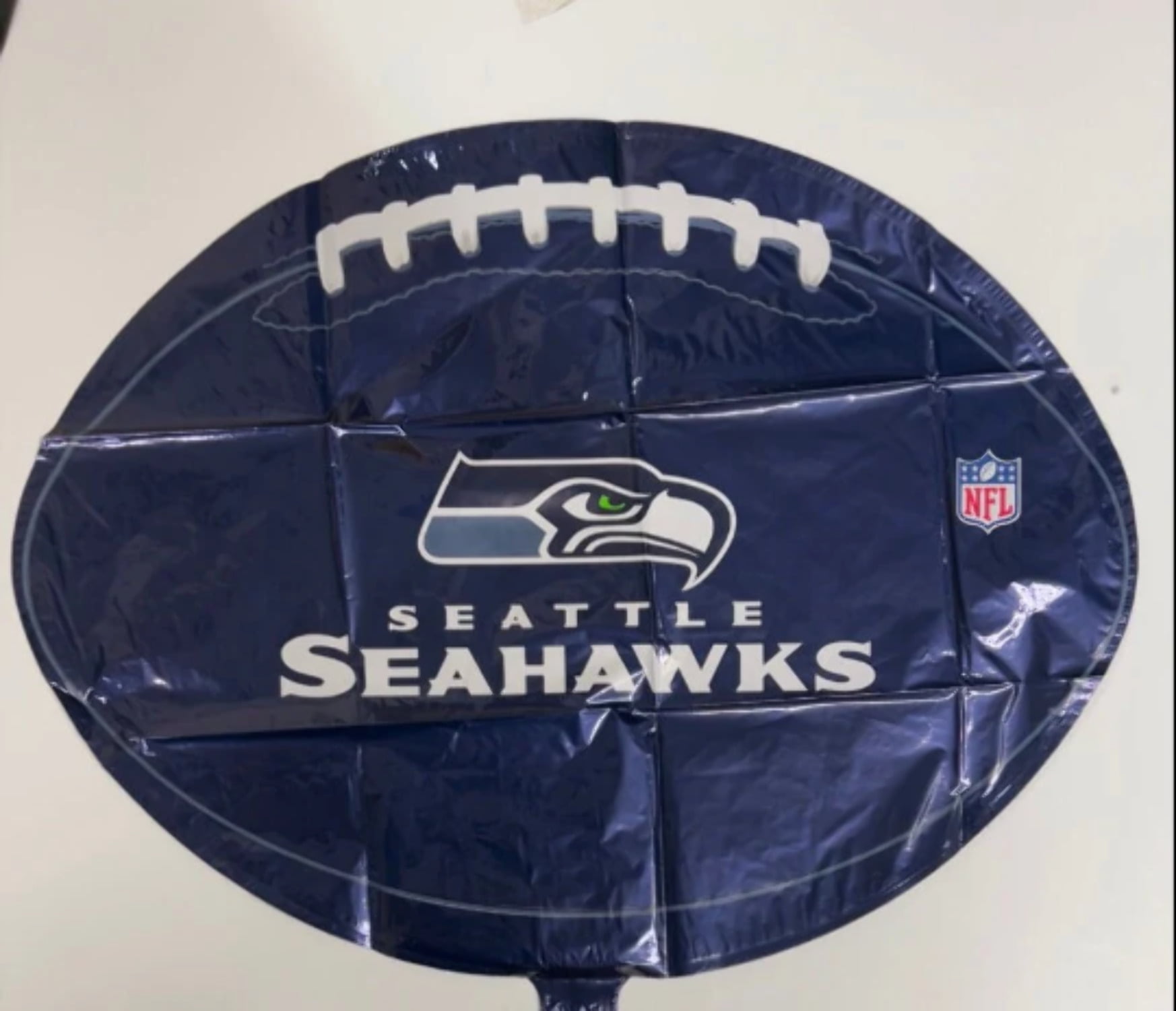 18" SEATTLE SEAHAWKS Football Balloon Party Supplies Decorations Foil ...