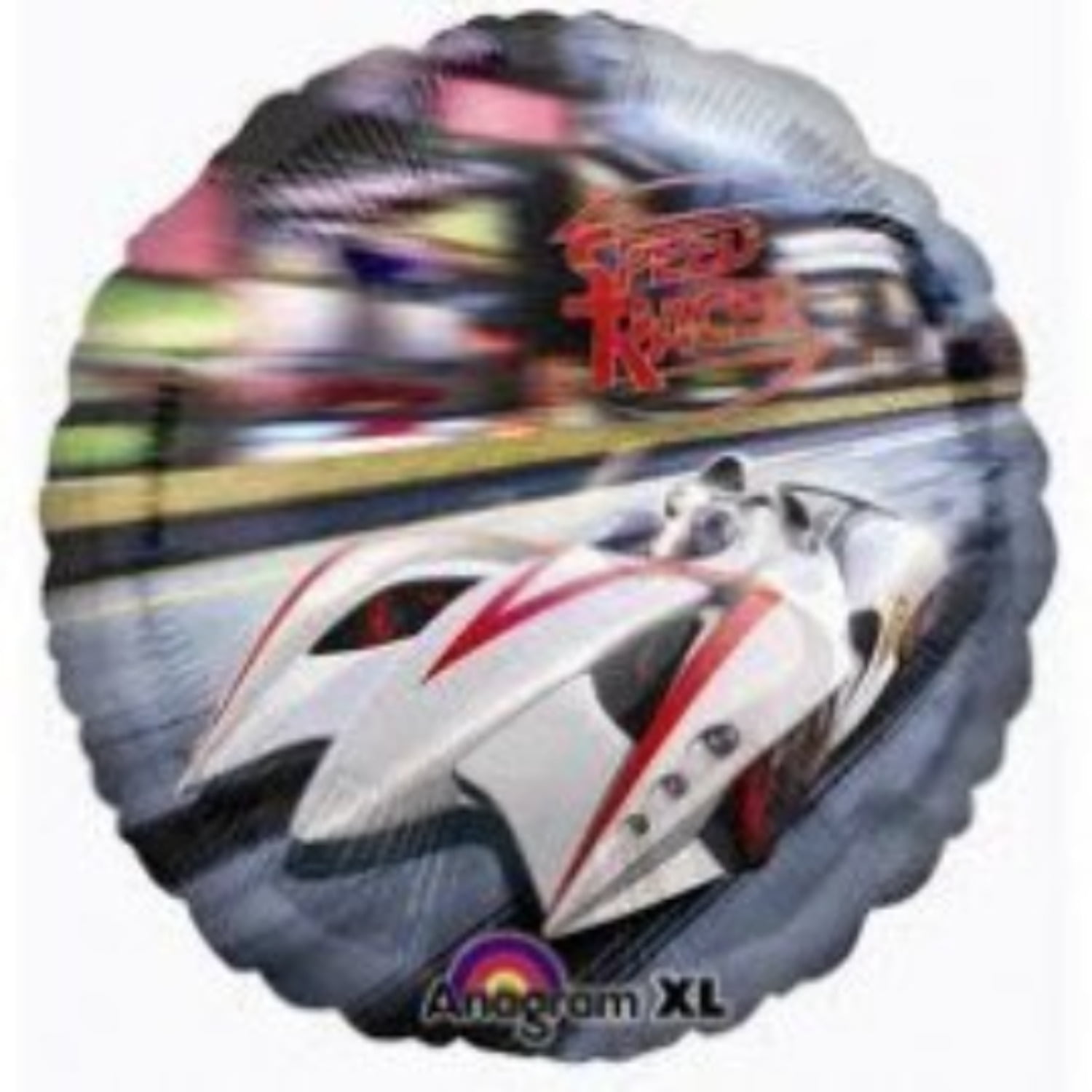 18" SPEED RACER BALLOON Party Supplies Decorations Foil Mylar Balloon ...