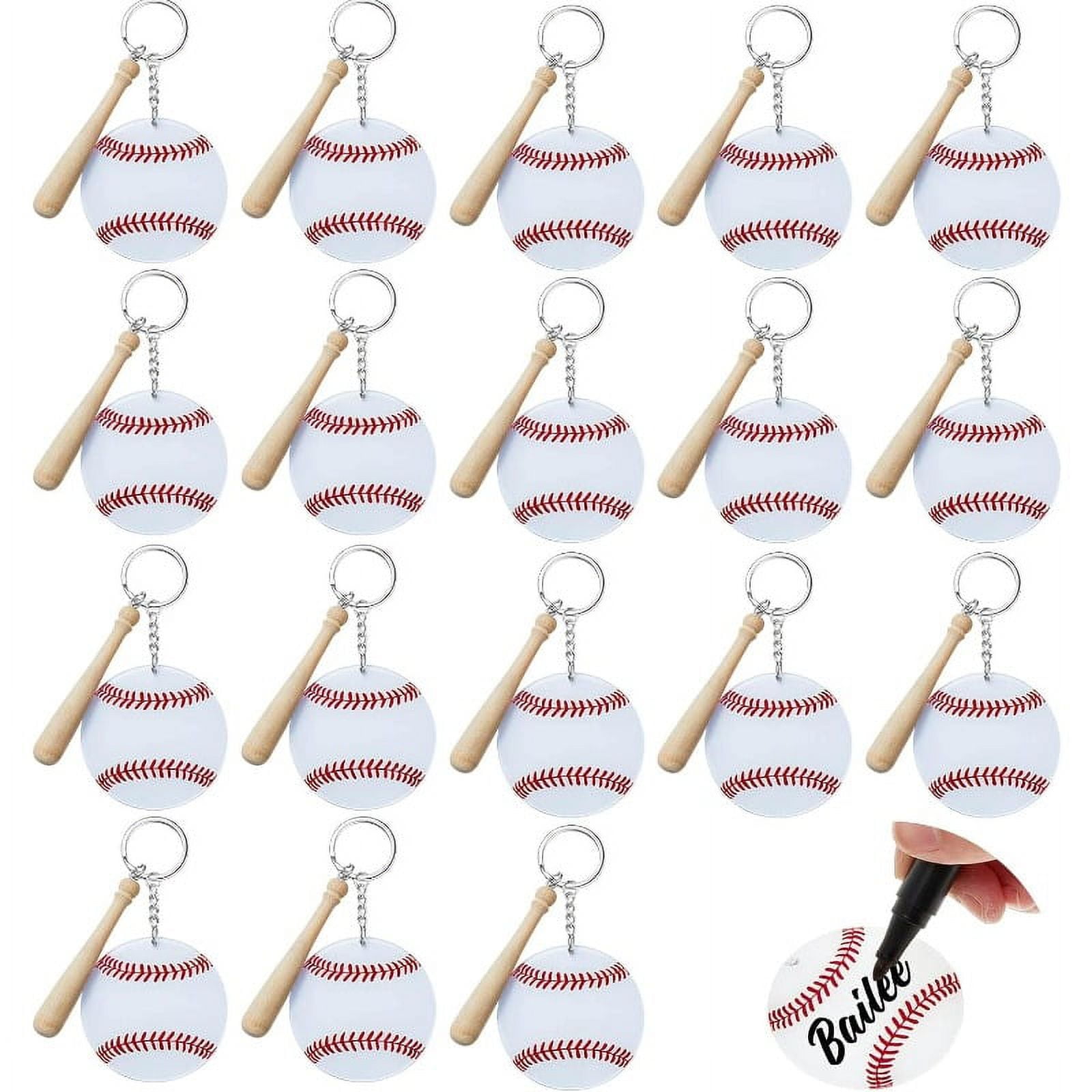 18 Set Baseball Softball Acrylic Keychain for Sublimation Vinyl Sticker ...
