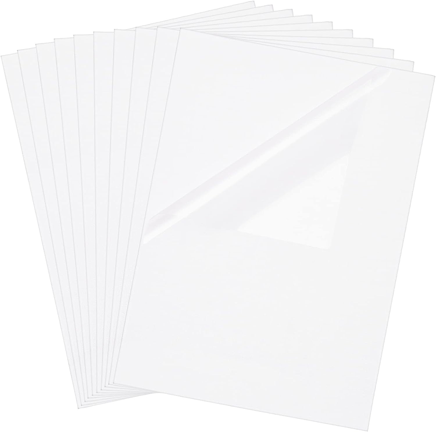 18 Sheets A4 Self Adhesive Laminating Sheets 11.8x8.4" Waterproof ...