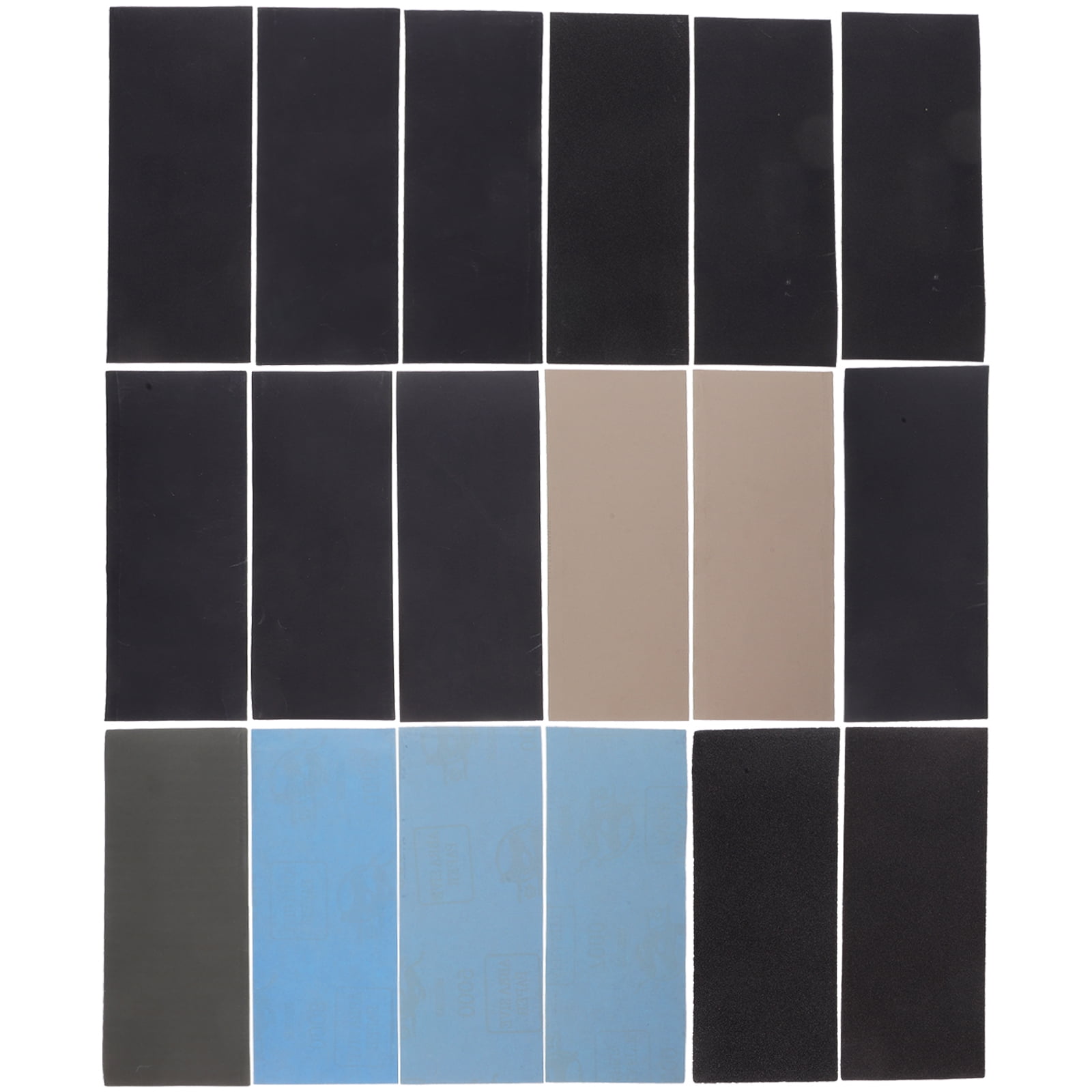 18 Sheets Sandpaper Sheets Wet Sanding Paper Automotive Sandpaper ...