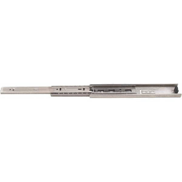 18" Slide Length, 18" Travel Length, 304 Stainless Steel Ball Bearing ...