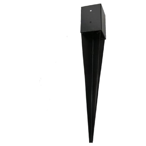Durable Black Powder Coated 4x4 Post Spikes for Patio Garden
