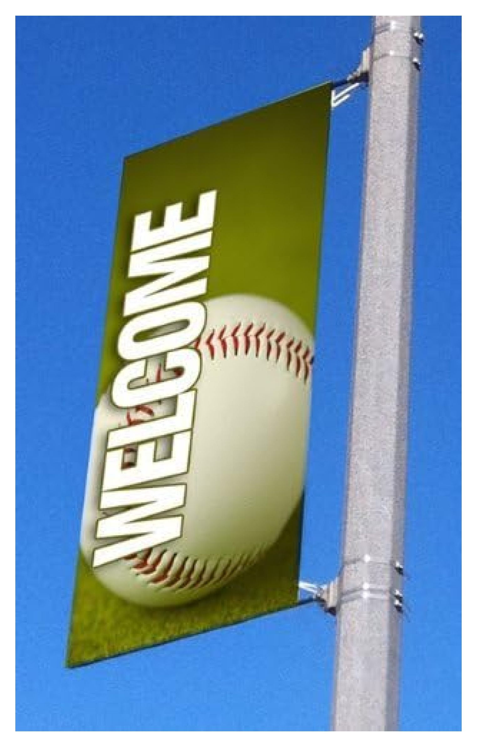 18" Street Light Pole Banner Bracket - Walmart Business Supplies