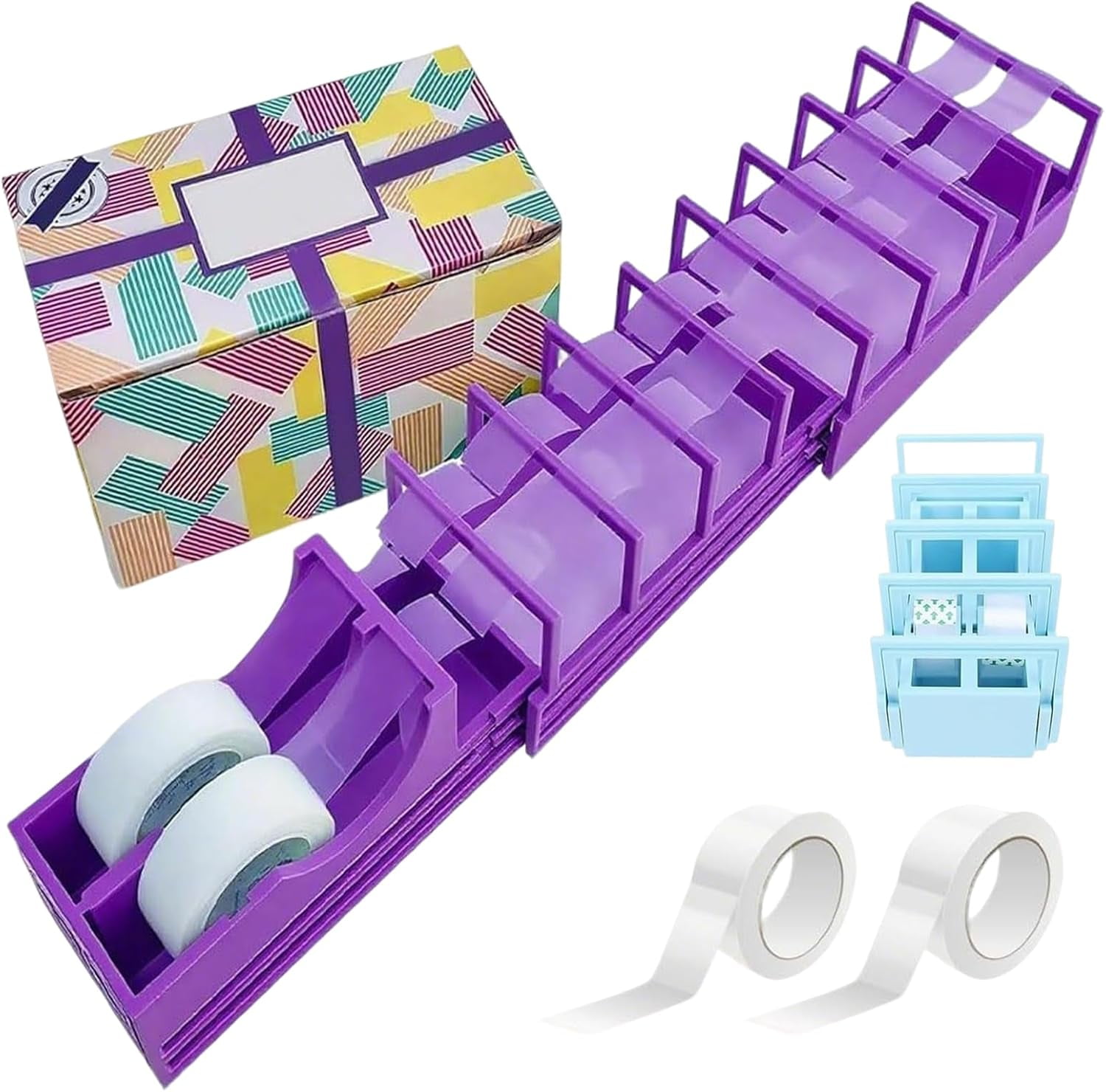 18 Strip Tape Dispenser, Christmas Wrapping Tape Dispenser, Wrapping ...