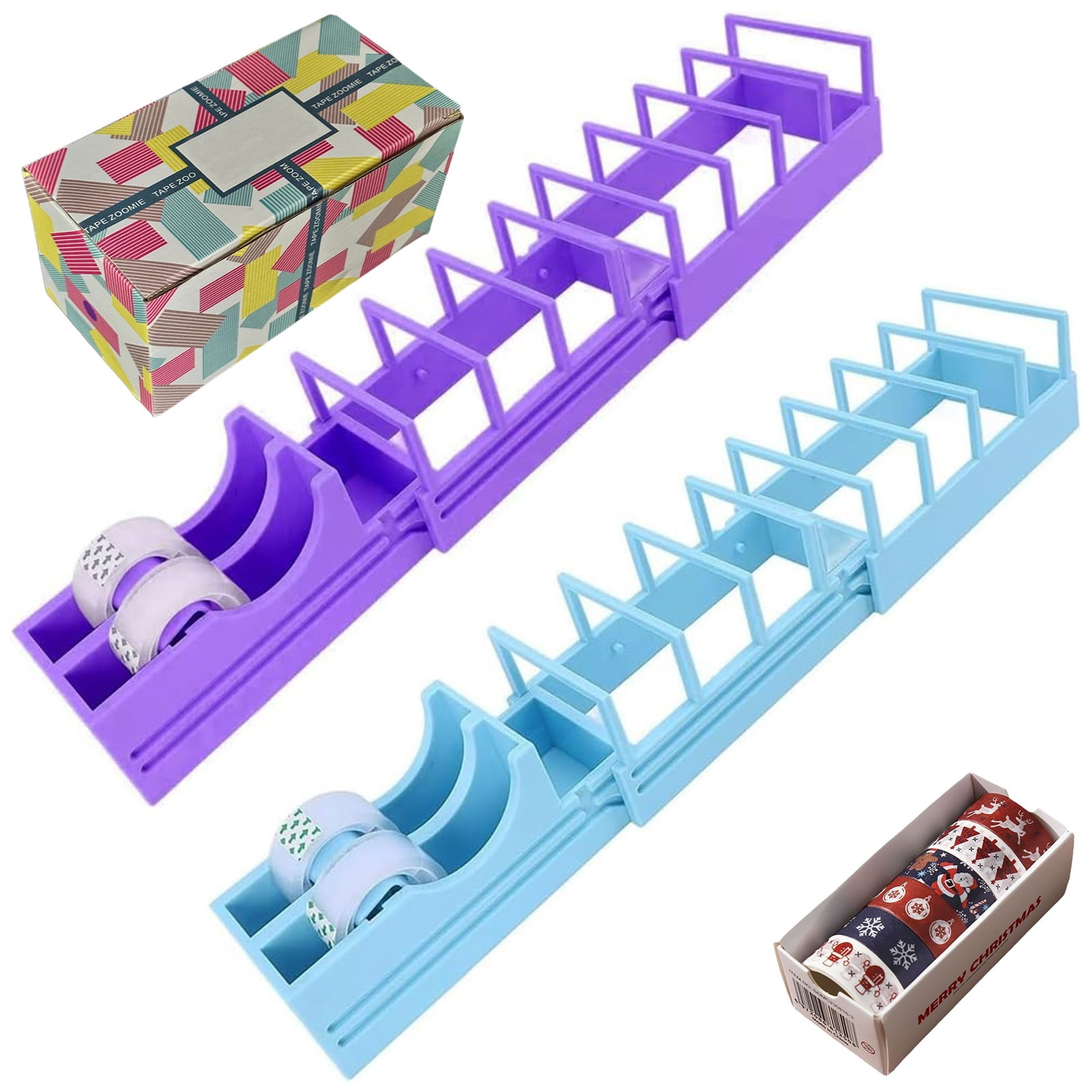 18 Strip Tape Dispenser, Fast Tape Dispenser for Crafts & Gift Wrapping ...