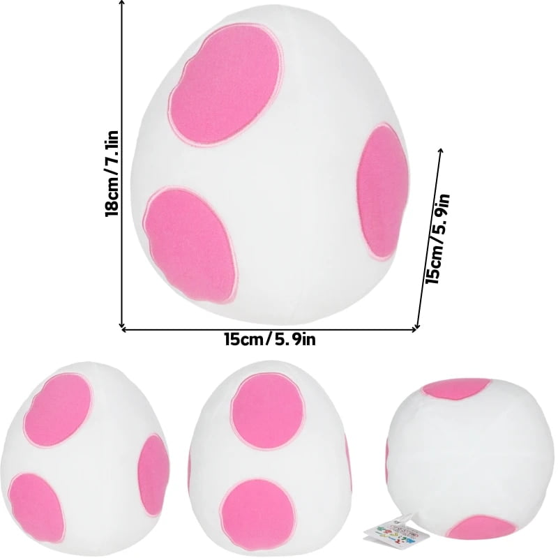 18 Styles Mario Bros Green Yoshi Egg Soft Plush Toys Cute Anime Figure ...