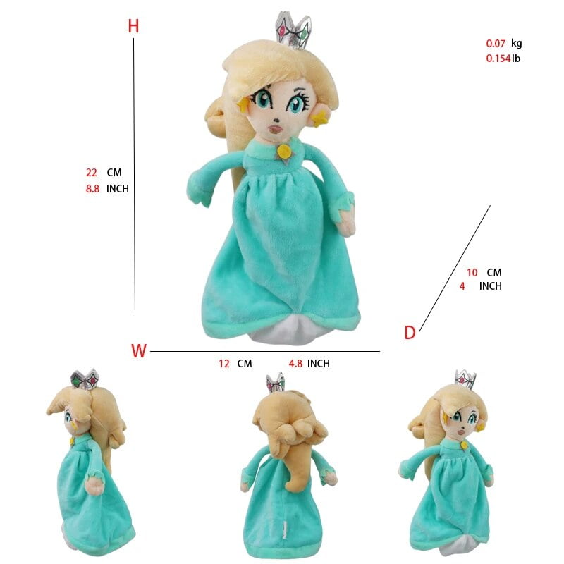 18 Styles Mario Plush Toys Peach Princess Daisy Rosalina Pauline