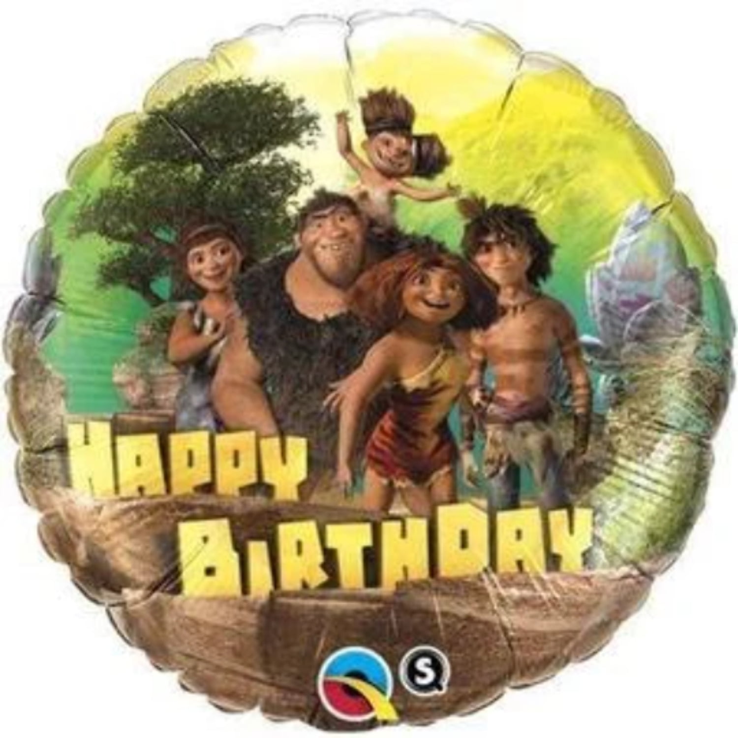 18 THE CROODS Happy BIRTHDAY Balloon Party Supplies Decorations Foil ...