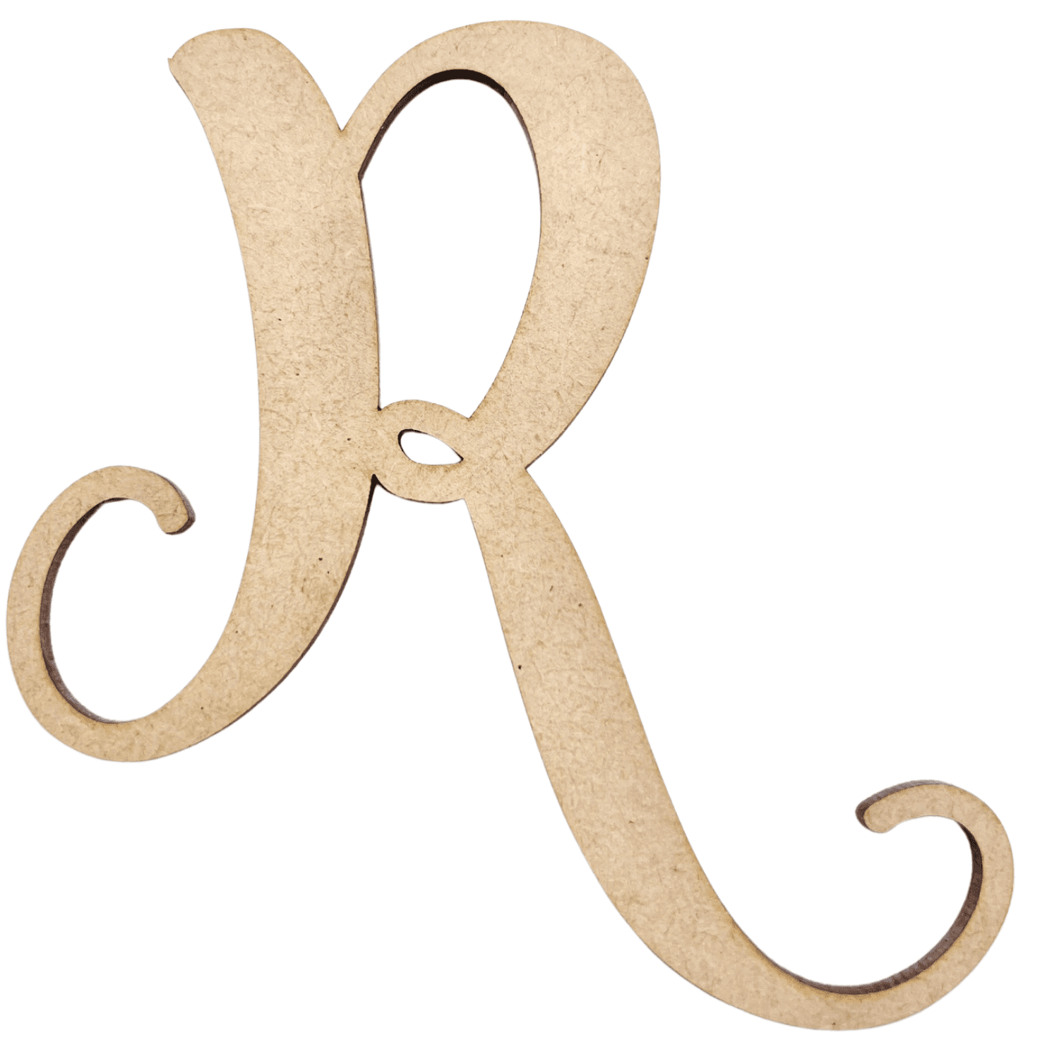18" Tall MDF Wood Letter R | 1/4" Thick | Wood Craft Letter | Starfish ...