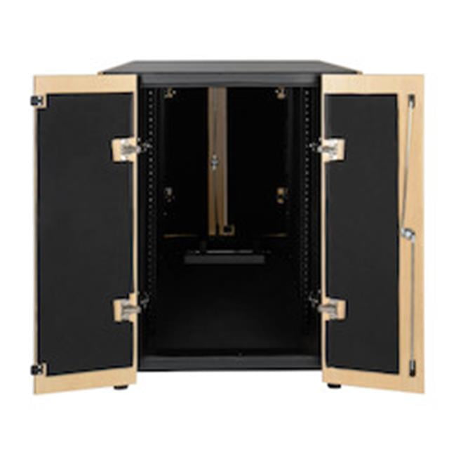 18 Unit Soundproof Rack Enclosure with Quiet Acoustic Server Cabinet ...
