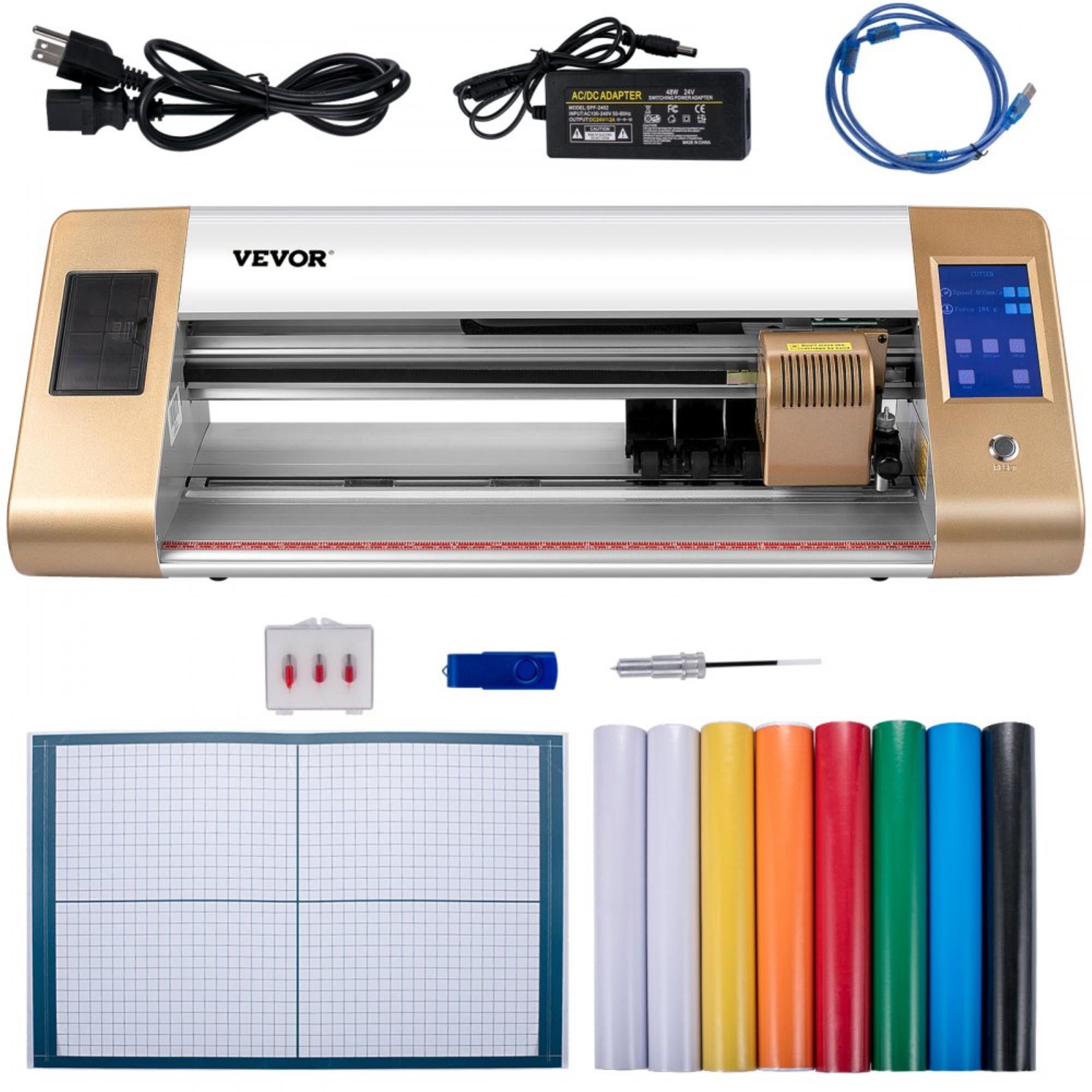18 Vinyl Cutter Machine with LCD Screen, Adjustable Speed & Force for ...