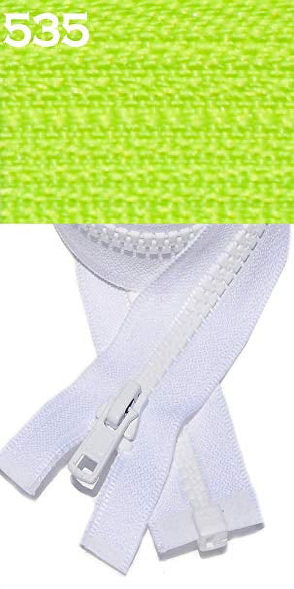 18" Vislon Jacket Zipper, YKK #5 Molded Plastic Separating - Medium ...