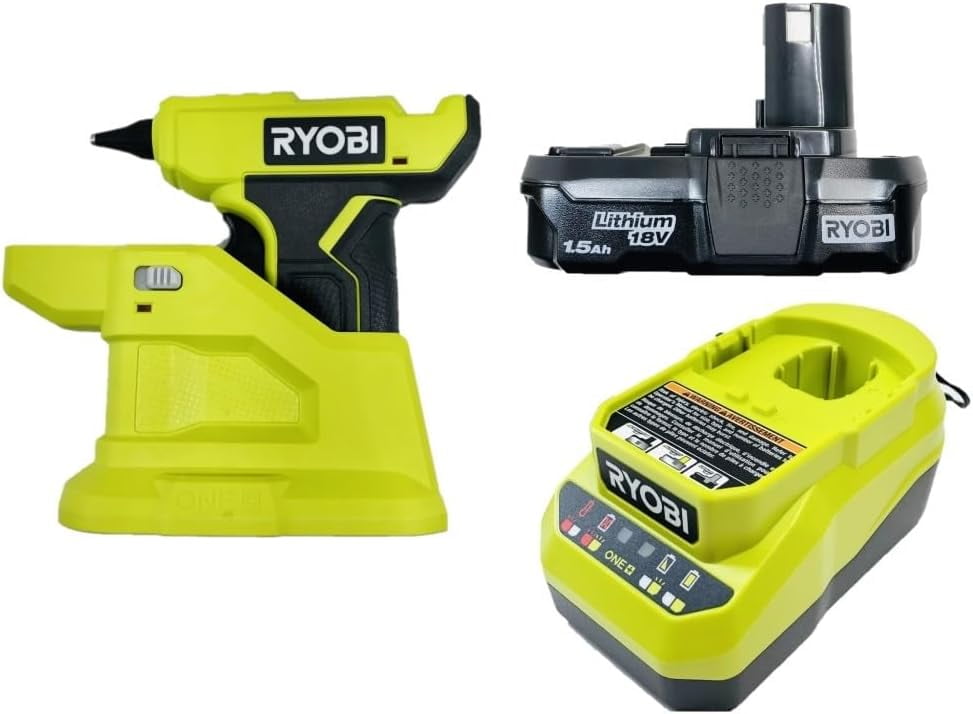 18-Volt Cordless Compact Glue Gun Combo Kit with Battery and Charger ...