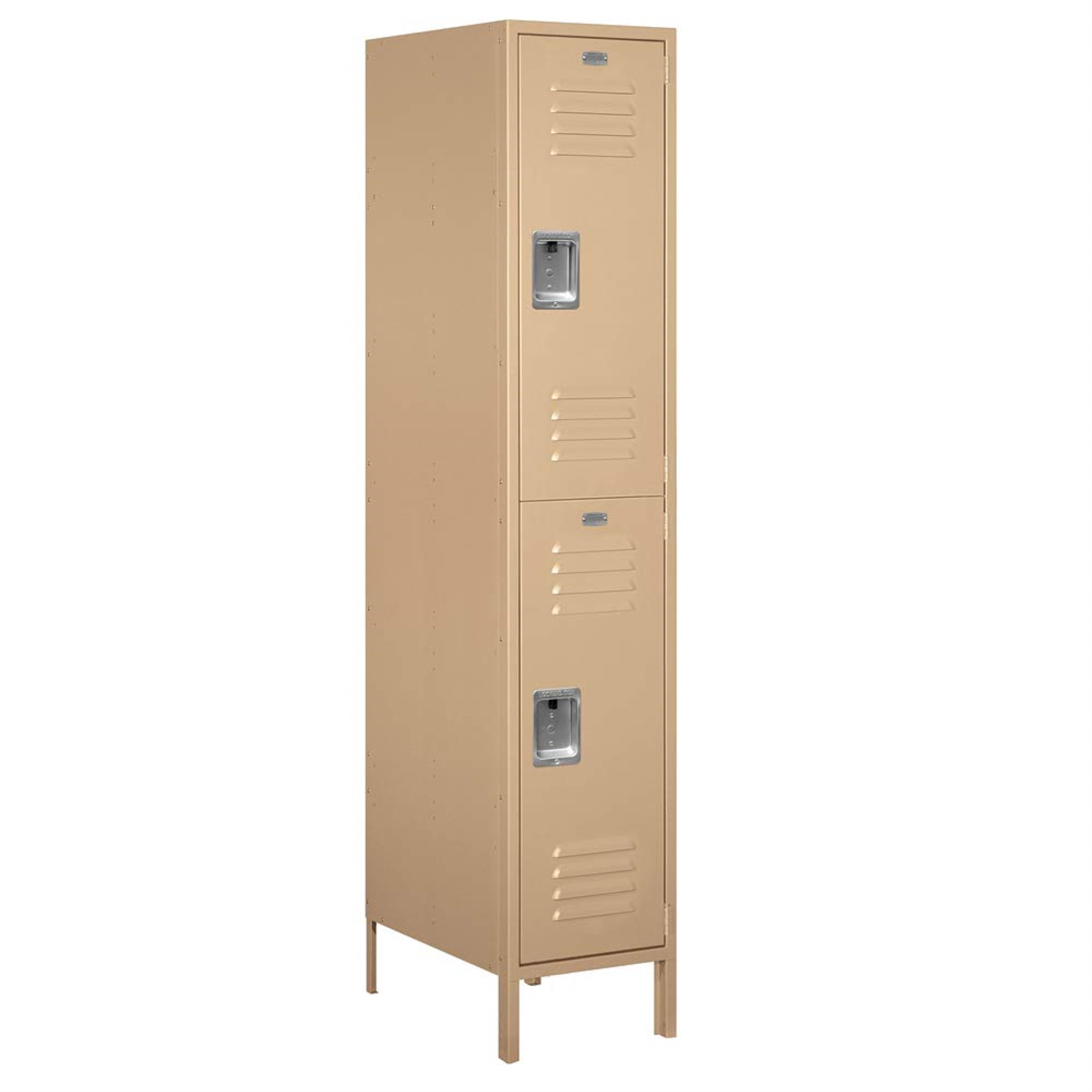 18" Wide Double Tier Standard Metal Locker - 1 Wide - 6 Feet High - 21 ...