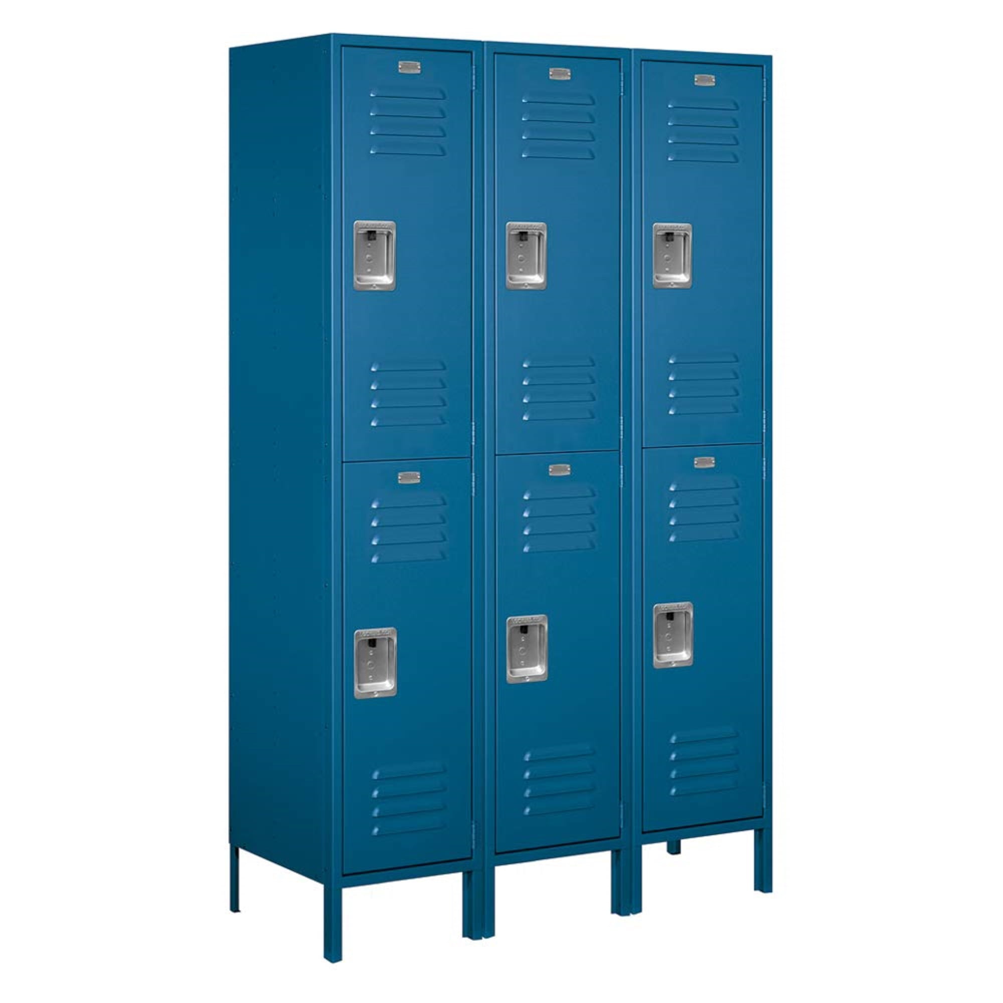 18" Wide Double Tier Standard Metal Locker - 3 Wide - 6 Feet High - 18 ...