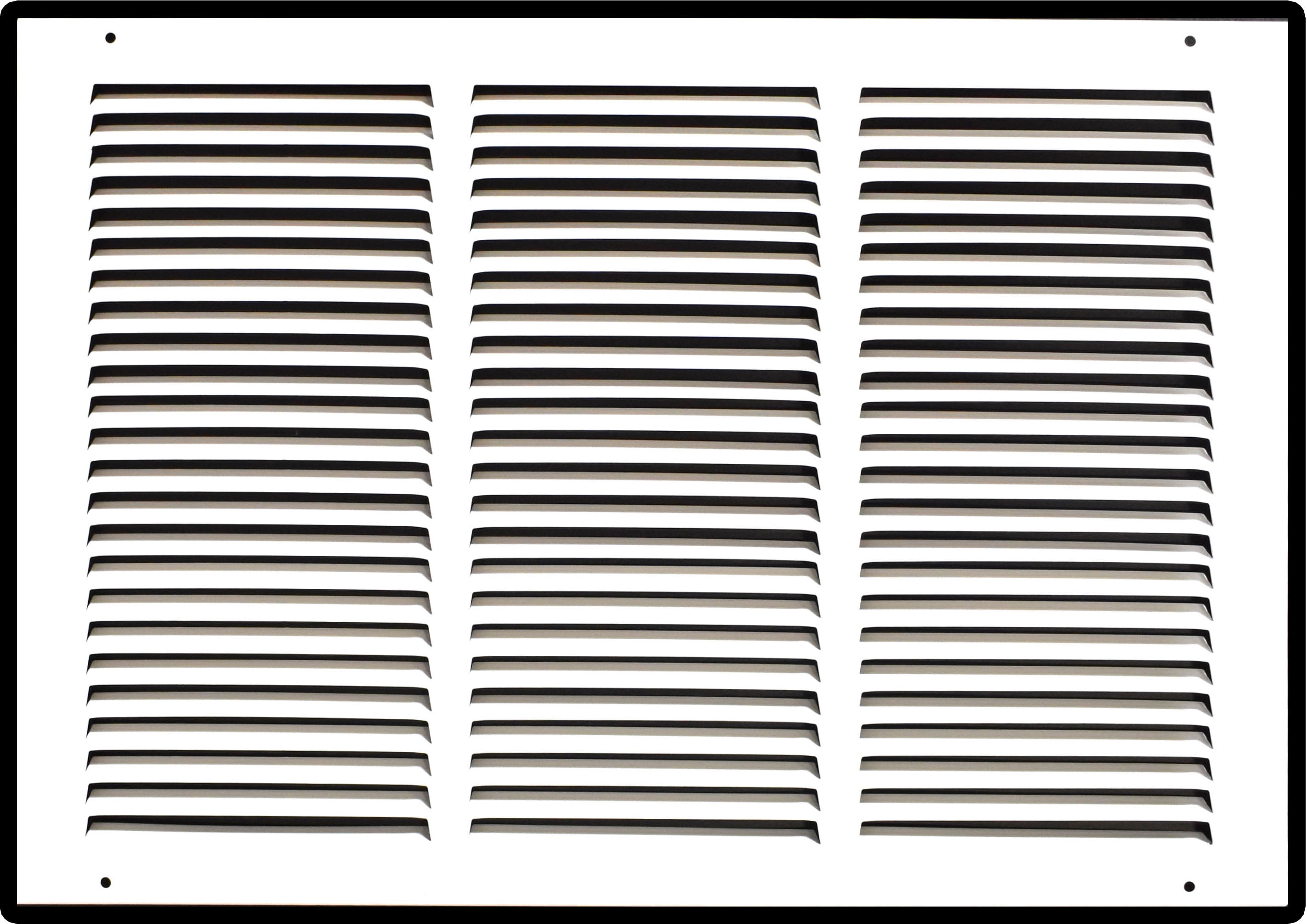 18" X 12" Steel Return Air Grille | HVAC Vent Cover Grill for Sidewall ...