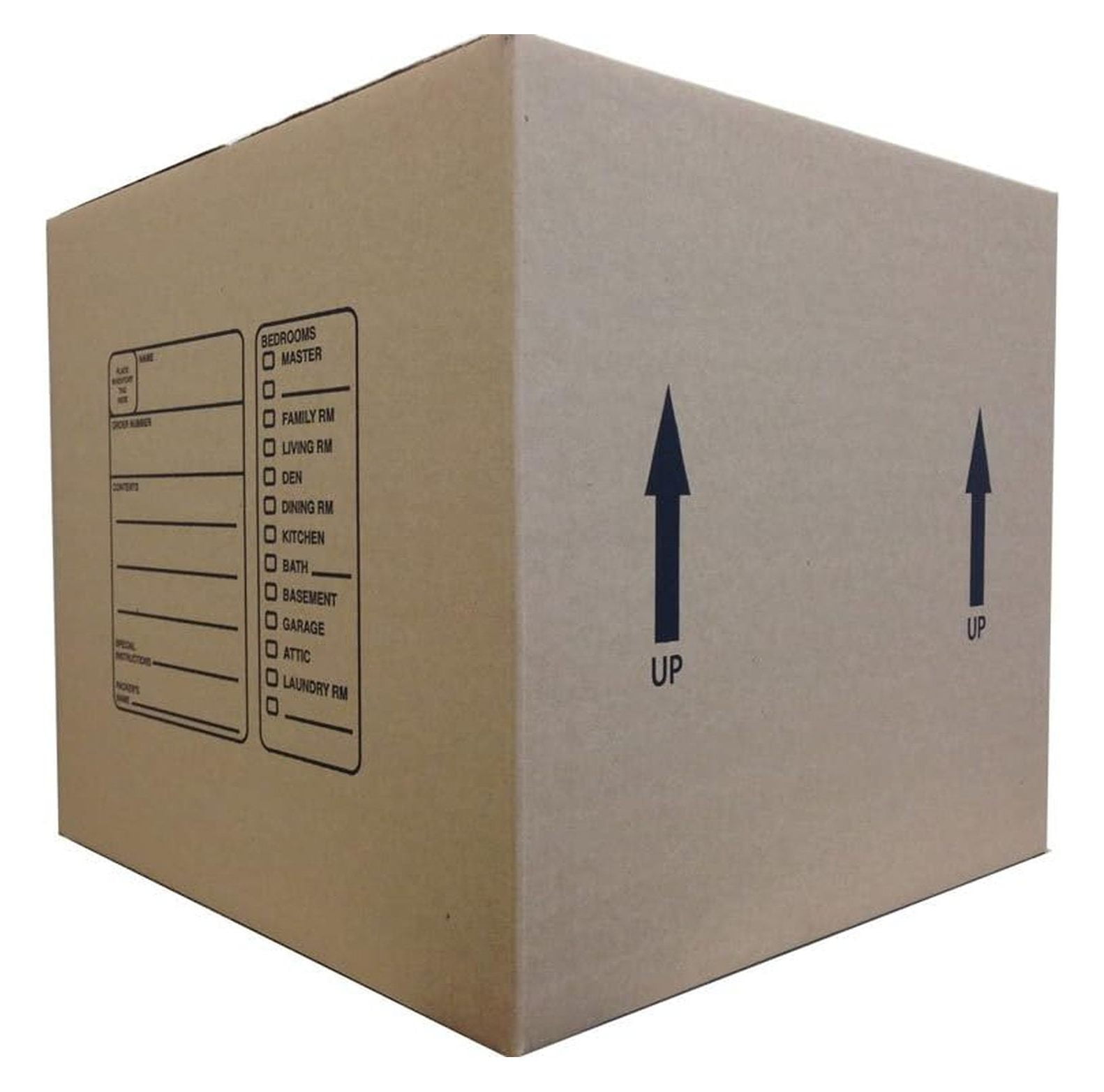18 X 18 X 16 Inches Genuine Medium Moving Boxes (Pack of 10) Kraft ...