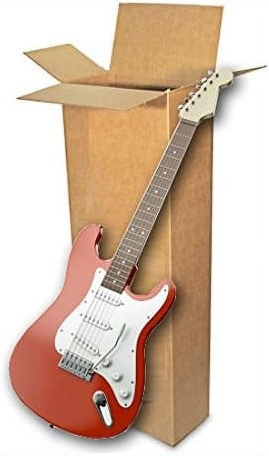 18x6x45 Inches Corrugated Cardboard Electric Guitar Shipping & Moving ...