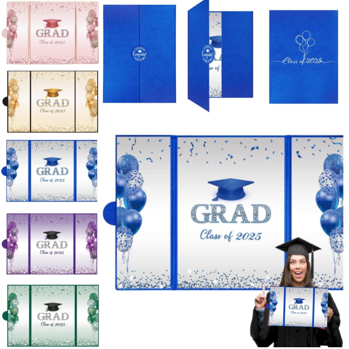 18"X12" Graduation Signature Board - Class Of 2025 Grad Guest Book ...