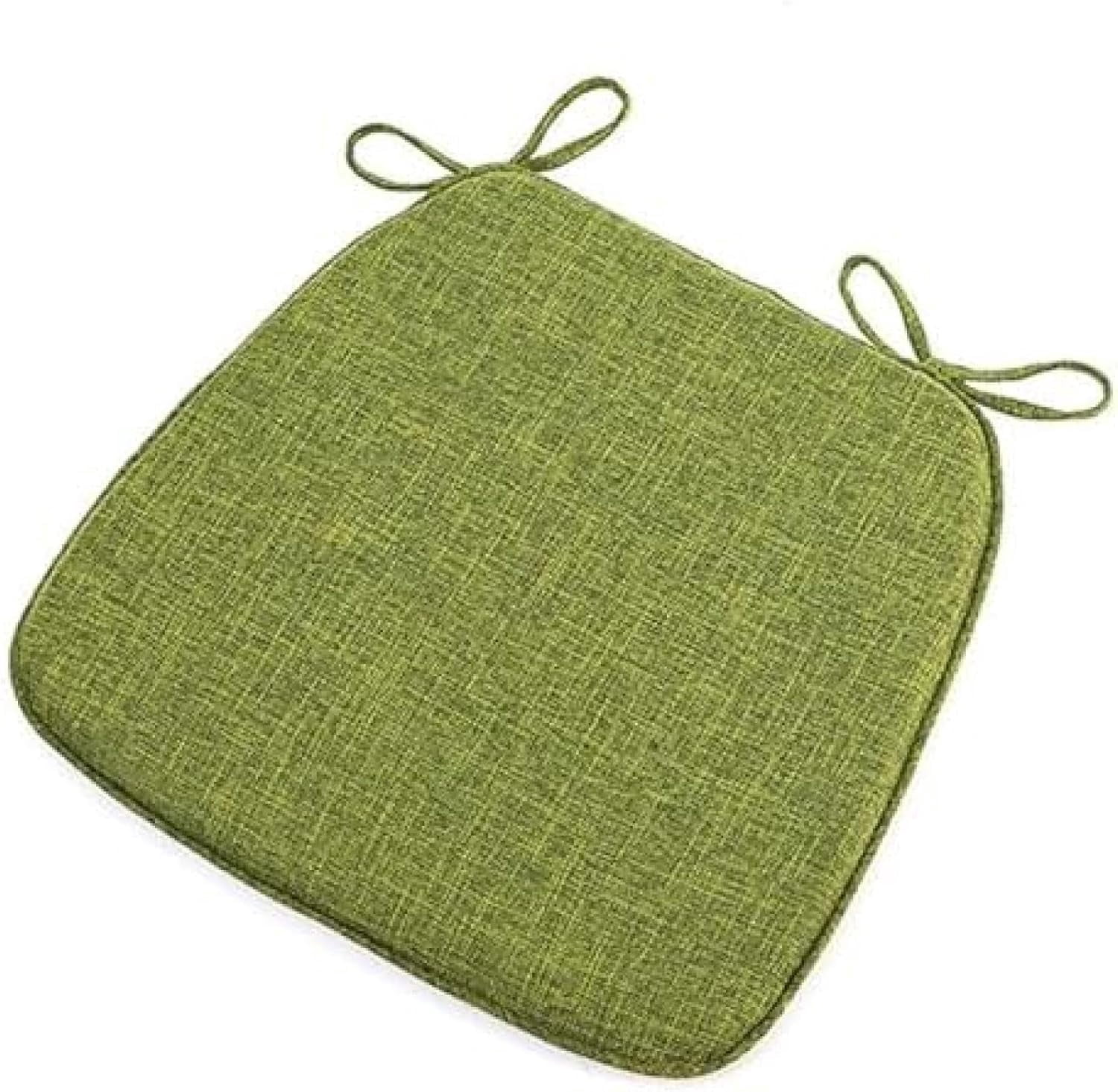 18"X17" U-Shaped Chair cushionss with Tie-Back, Memory Foam Kitchen ...