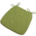 18"X17" U-Shaped Chair cushionss with Tie-Back, Memory Foam Kitchen ...