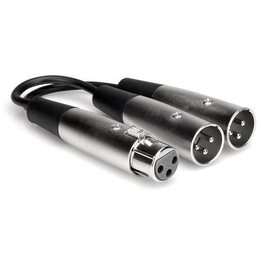 Hosa XLR Y 1F-2M Splitter Combiner (18 Inches) - Walmart.com