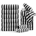 18 count Bath Towel Set, Include 6 Bath Towel Sheets, 6 Hand Towels and ...