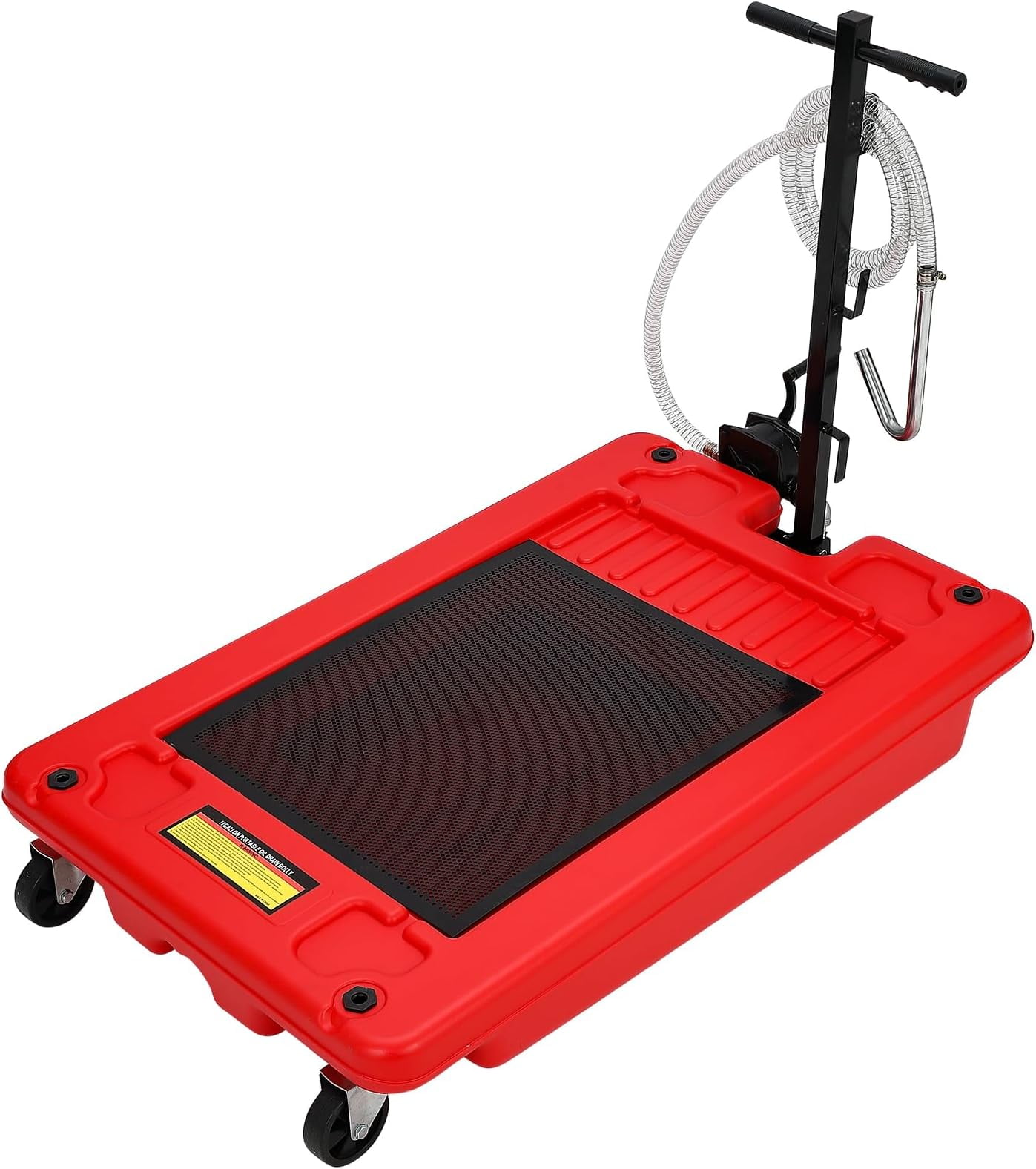 18 gal Oil Drain Pan, Low Profile Oil Drain Pan with Pump, Oil Change ...