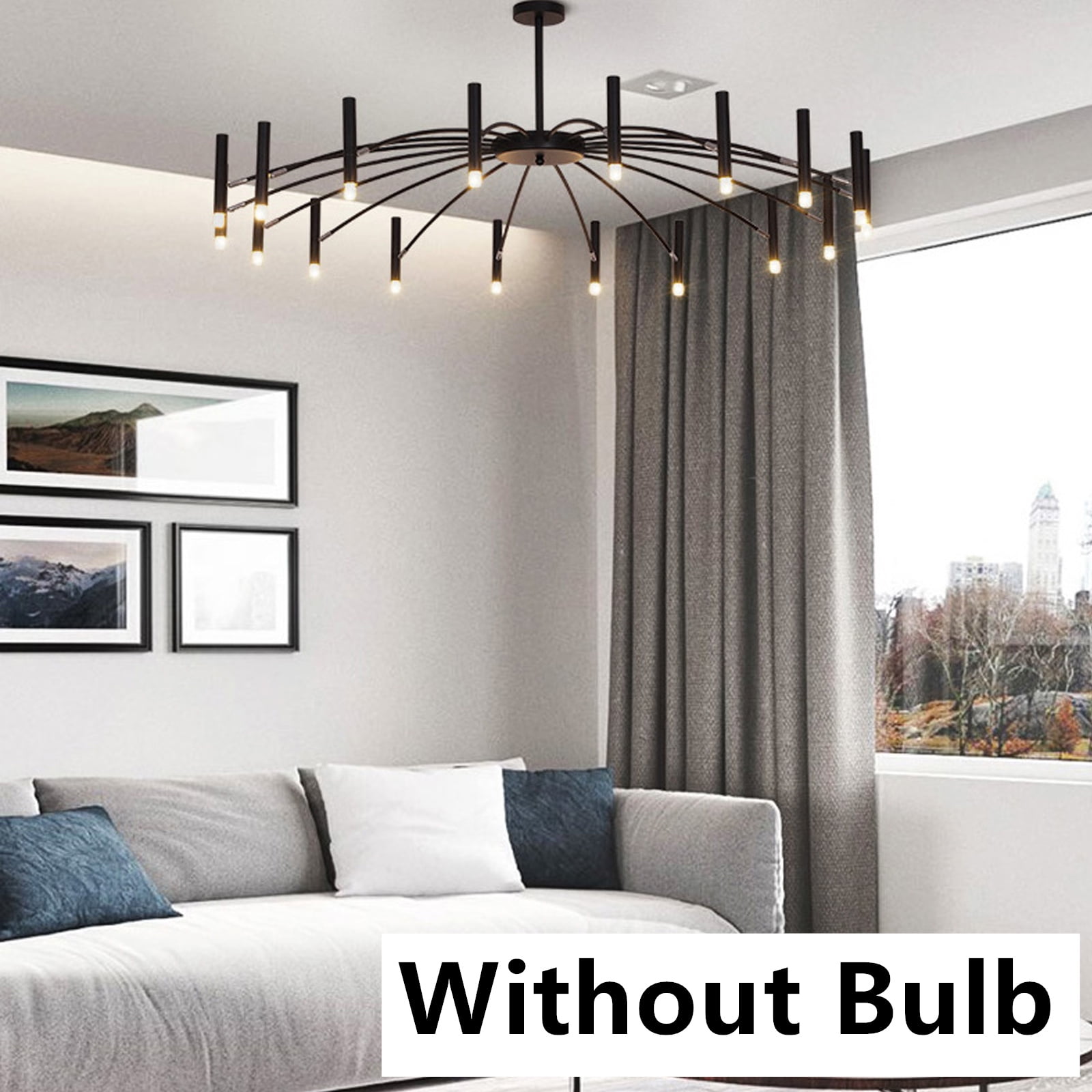 18 heads Round Chandelier industrial Chandelier led Lighting Fixture ...