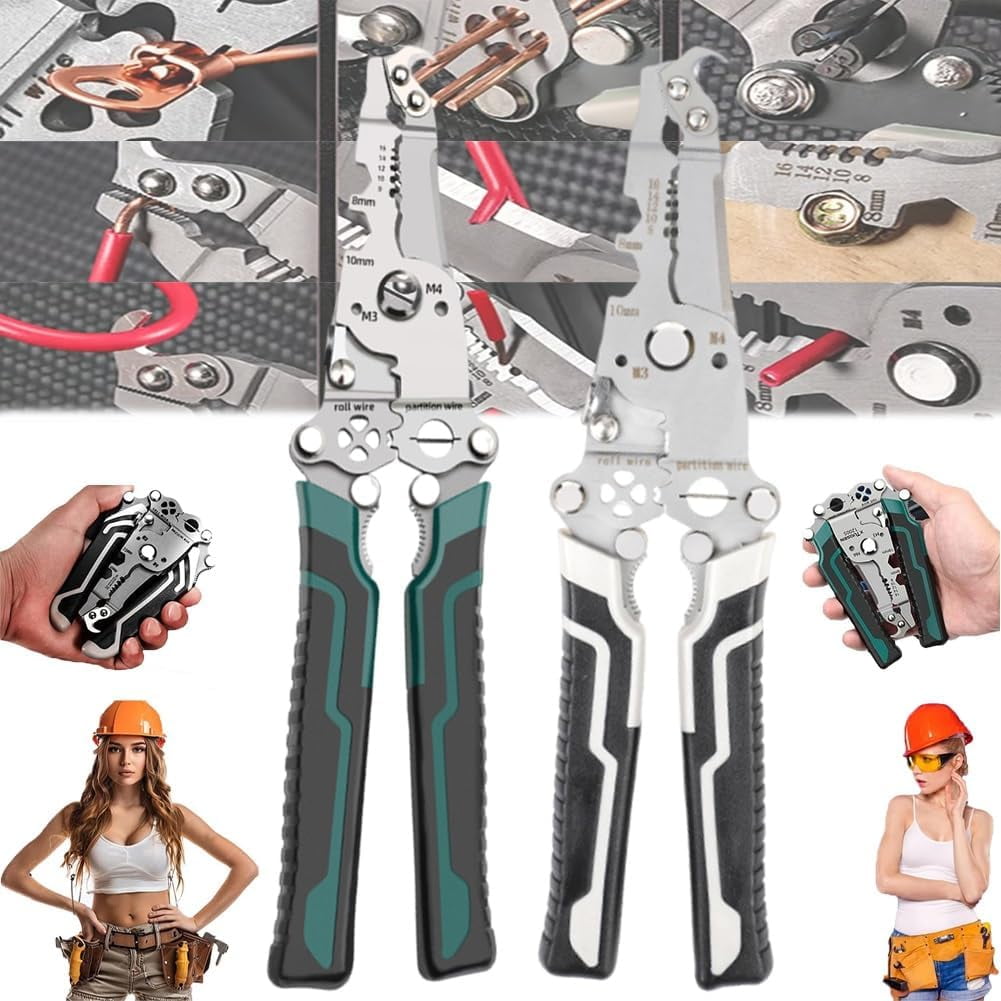 18-in-1 Multifunctional Folding Pliers, 2025 Upgraded Foldable ...