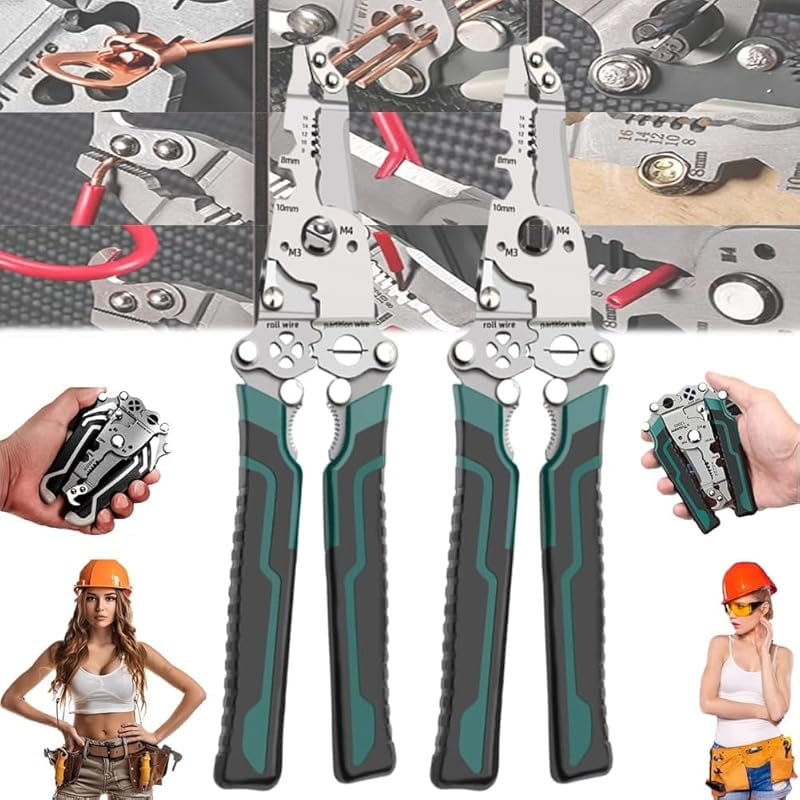 18-in-1 Multifunctional Folding Pliers, 2025 Upgraded Foldable ...
