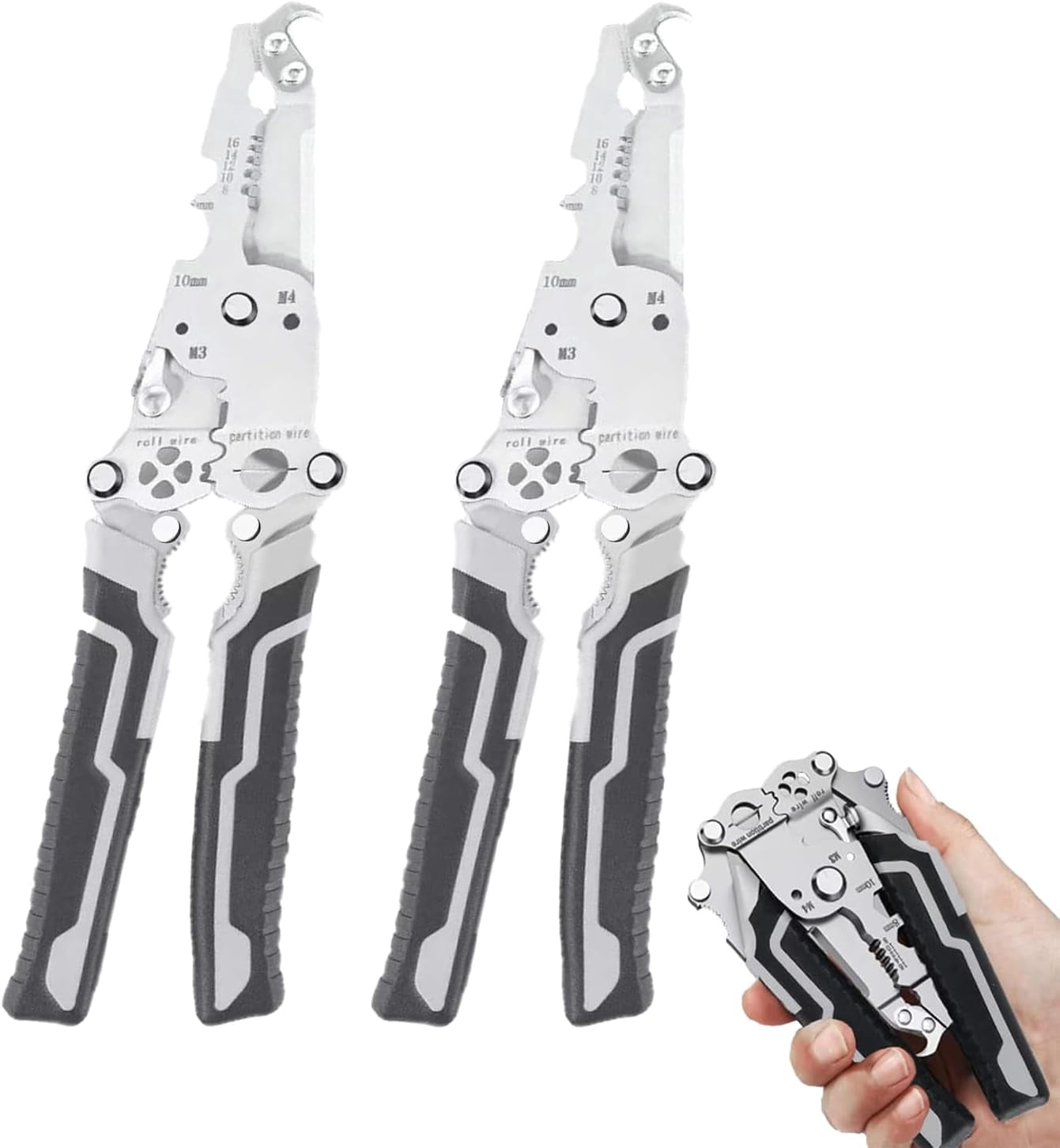 18 in 1 wire stripper，18 in 1 wire stripper foldable，for Cutting and ...