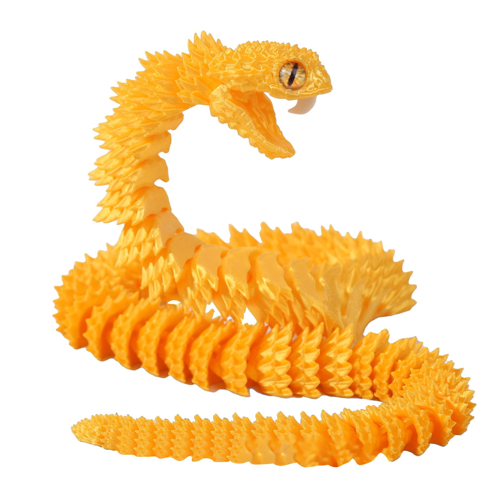 18 in 3D Printed Snake Toys, Flexible 3D Printed Animal, Fidget ADHD ...