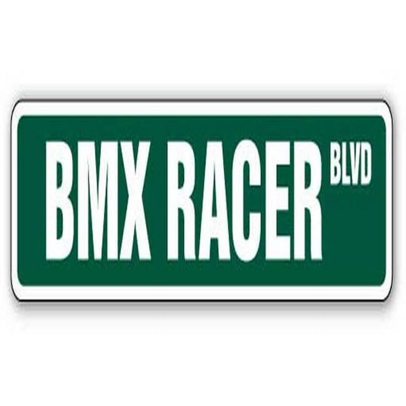 18 in. Bmx Racer Street Sign - Bike Frame Bars Race Signs - Walmart.com