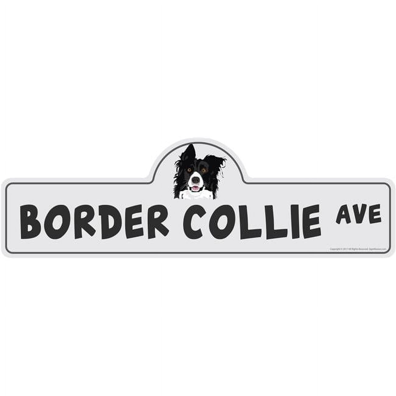 18 in. Border Collie Street Sign - Walmart.com