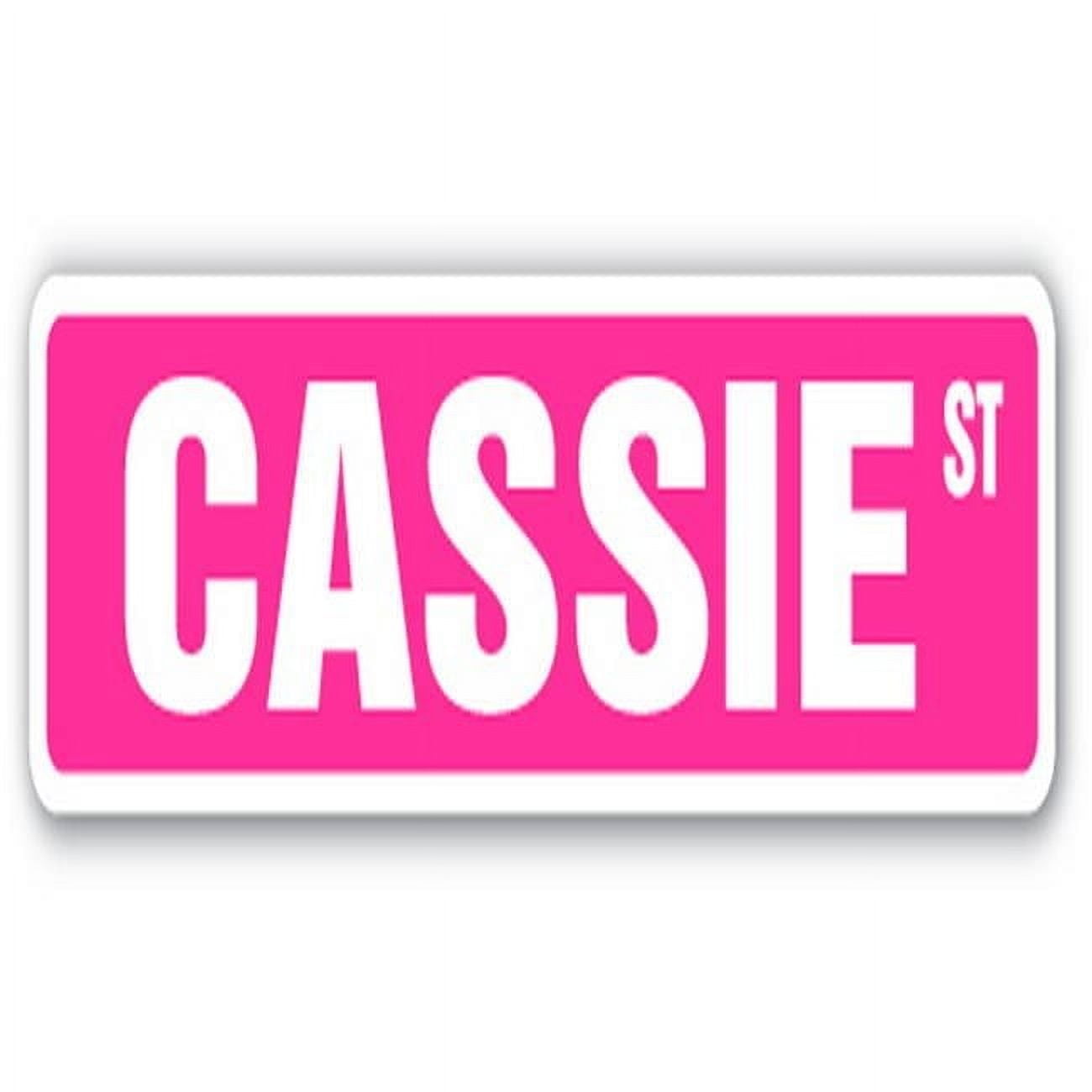 18 in. Cassie Street Childrens Name Room Sign - Walmart.com