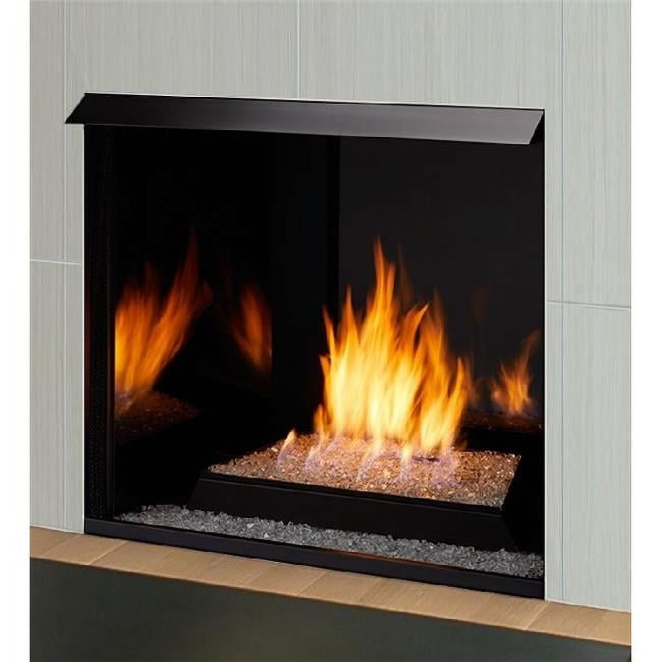 18 in. Indoor Natural Gas Lyric Burner with Millivolt Control and Fuel ...