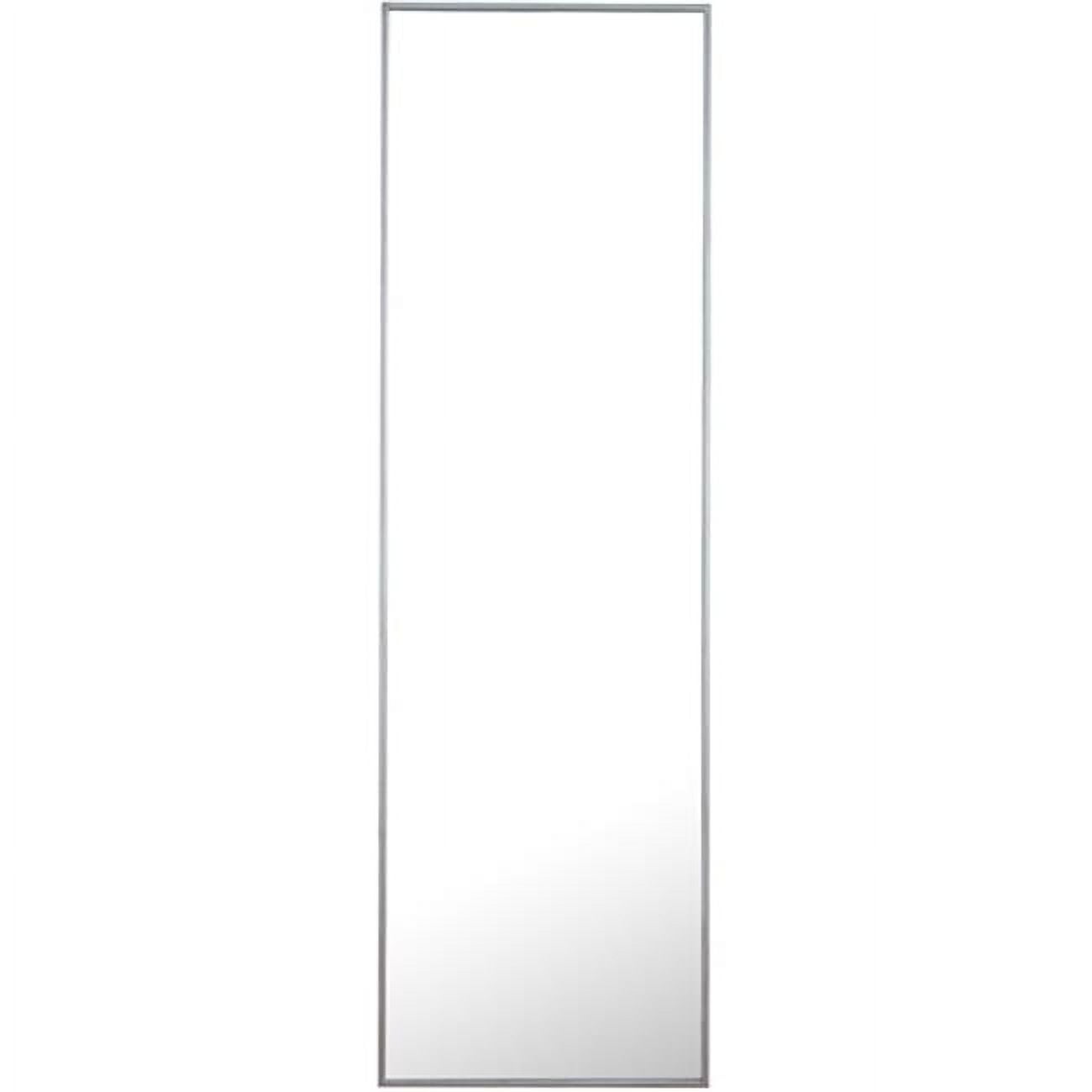 18 in. Eternity Metal Frame Rectangle Mirror, Silver - Walmart.com