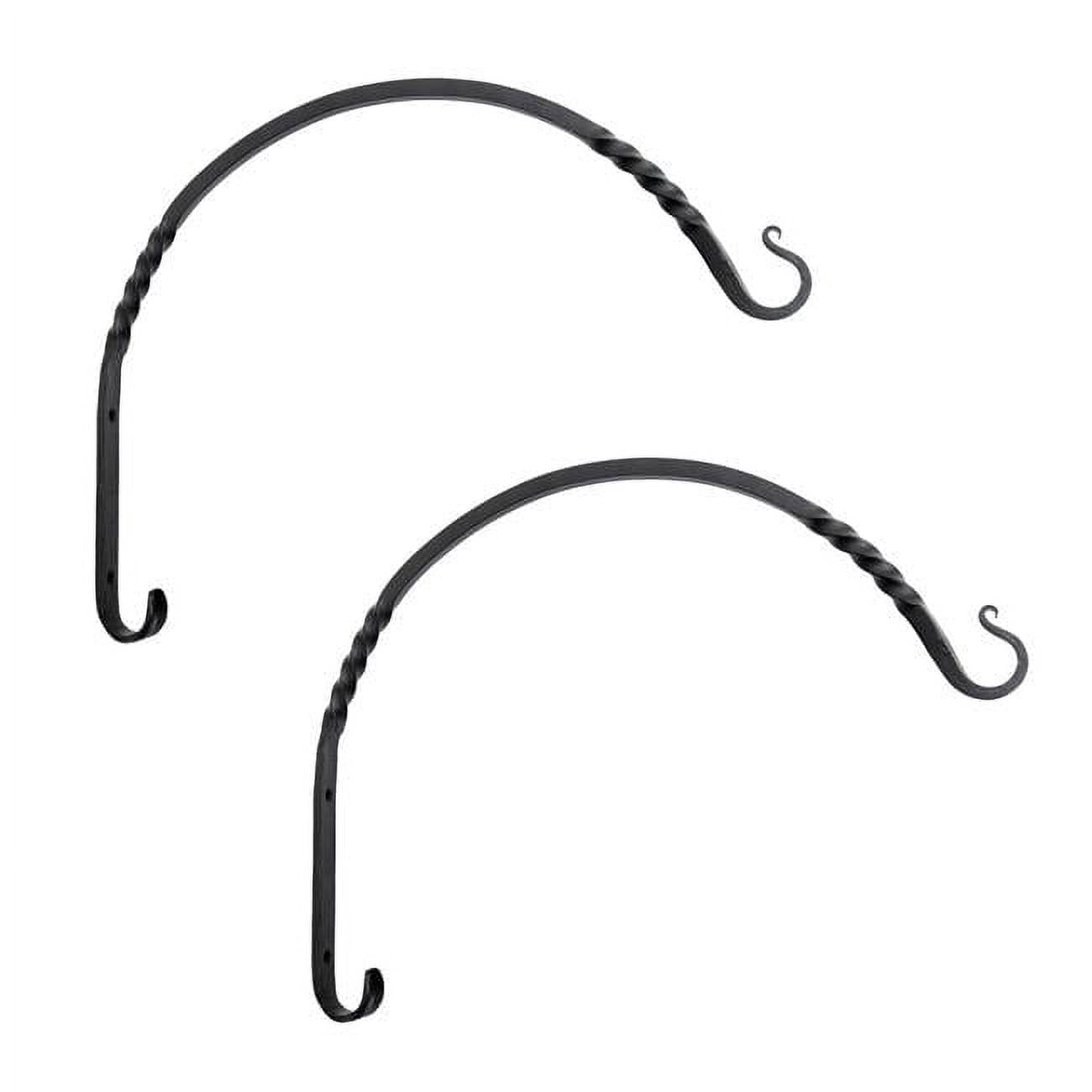 18 in. Heavy Duty Arc Bracket, Black - Pack of 2 - Walmart.com