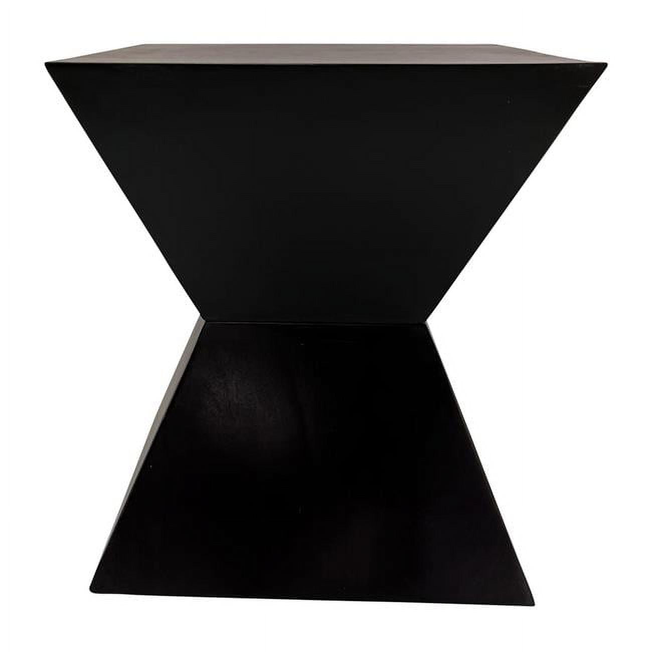 18 in. Hourglass Side Table, Black - Walmart.com