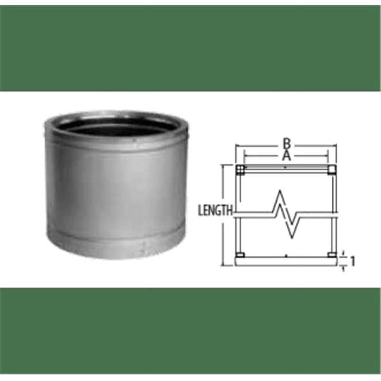 18 in. I.D DuraTech Class A Chimney Pipe - Double Wall - 24 in. Pipe ...