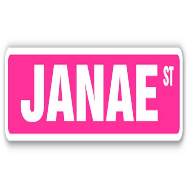 18 in. Janae Street Childrens Name Room Sign - Walmart.com