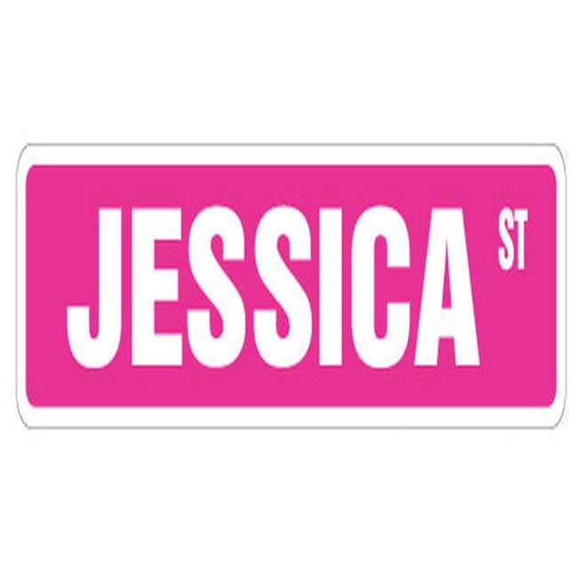 18 in. Jessica Street Childrens Name Room Sign - Walmart.com